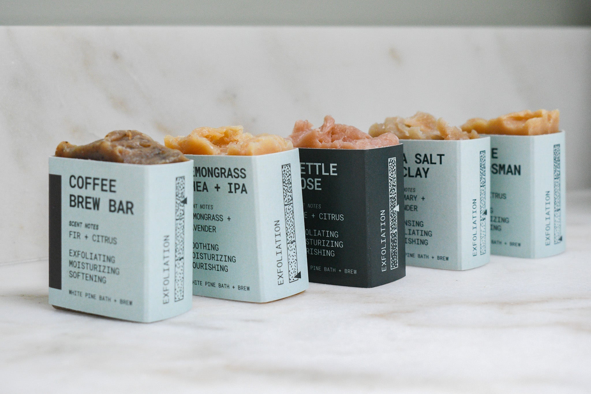 Mini Soaps – White Pine Bath + Brew